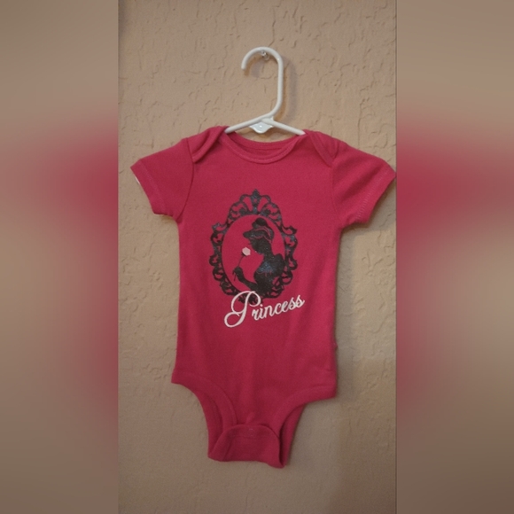 One Pieces | Disney Baby Cinderella Shilluotte Princess Glitter Dark ...
